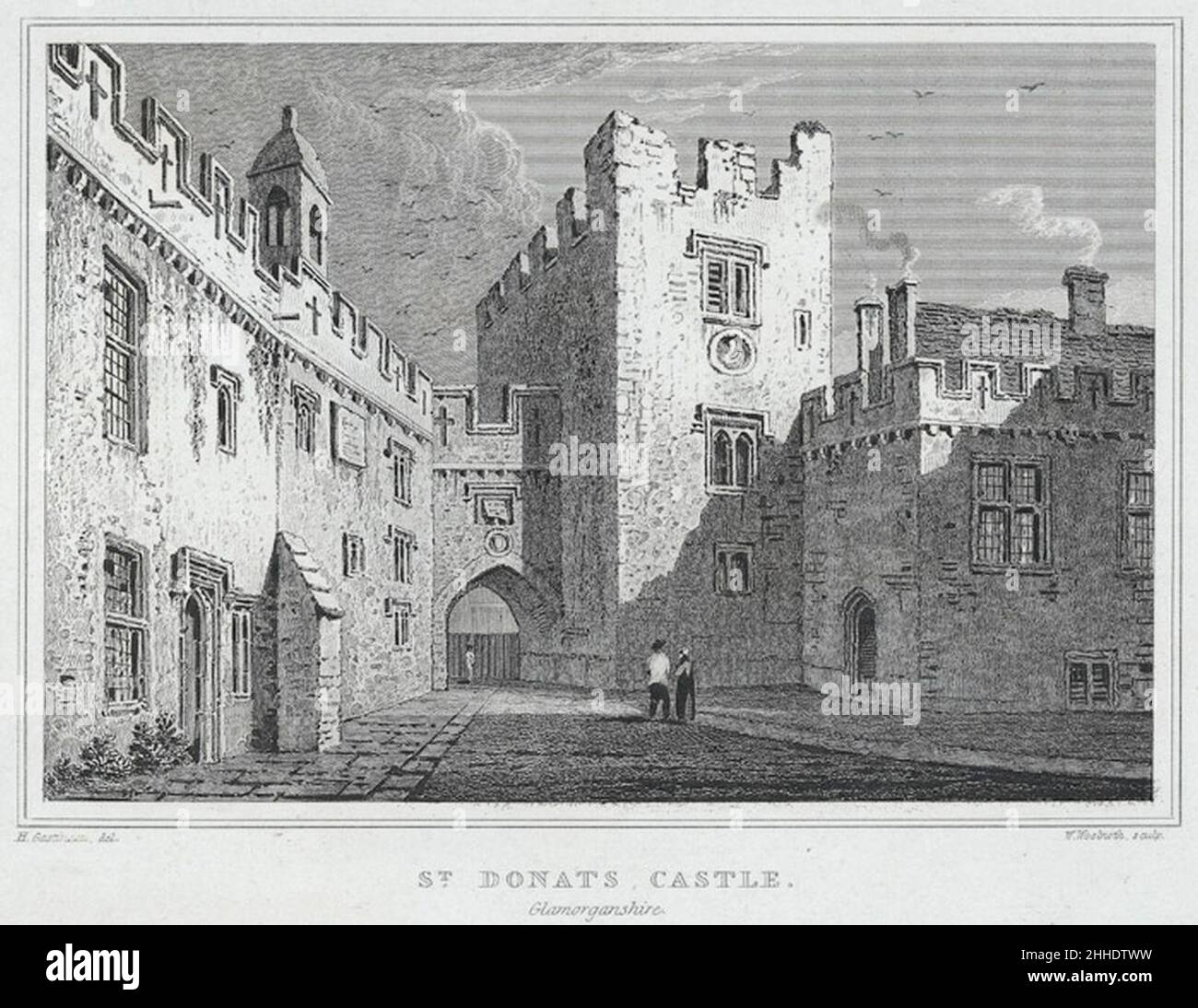 St donat’s castle hi-res stock photography and images - Alamy