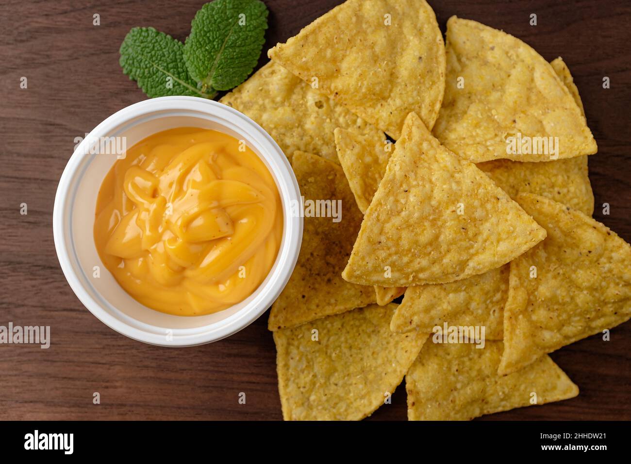 Crispy snack nachos made with fried corn Stock Photo - Alamy
