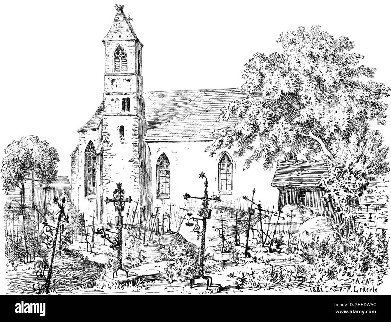 St. Gallus 1880 Stock Photo - Alamy