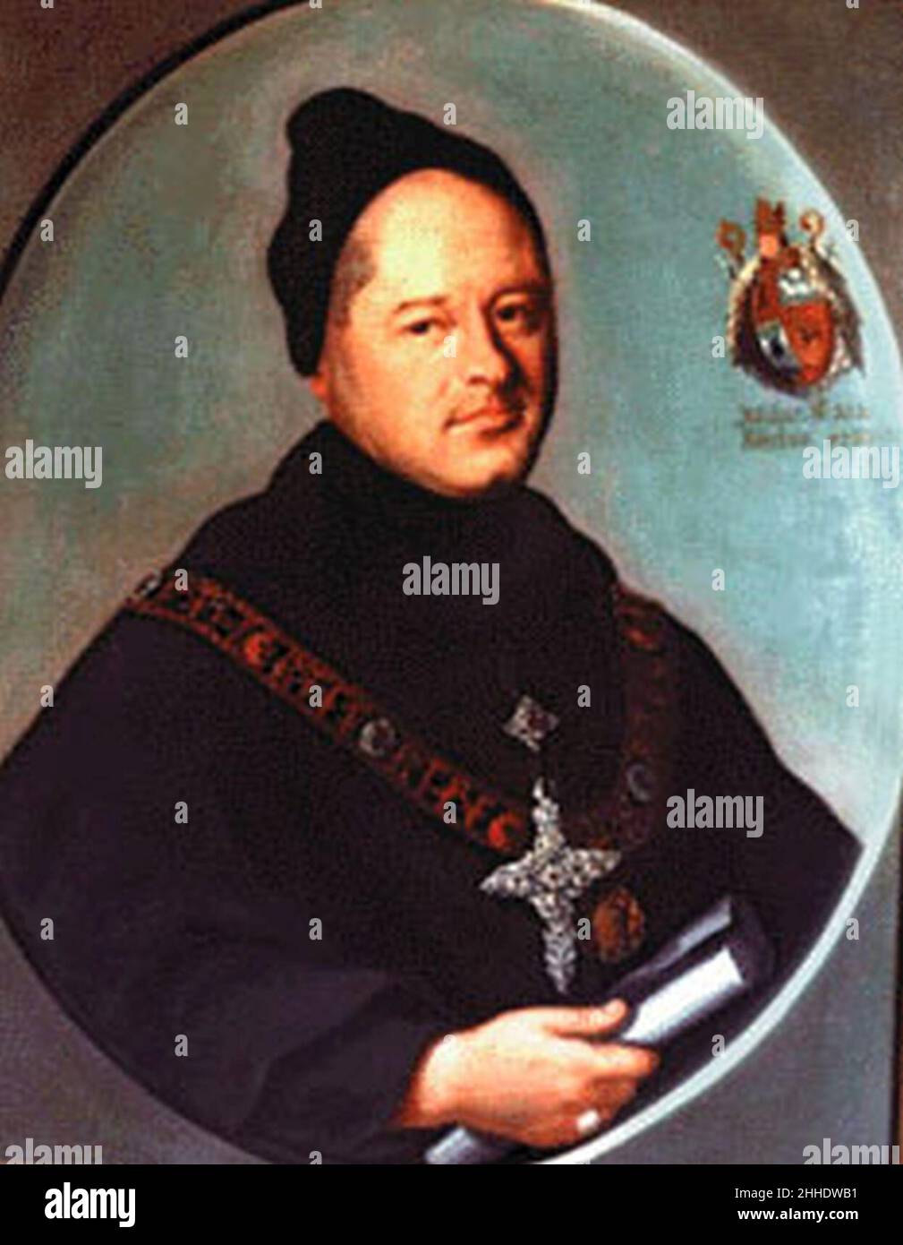 St. Gall Abt Beda Angehrn Stock Photo - Alamy