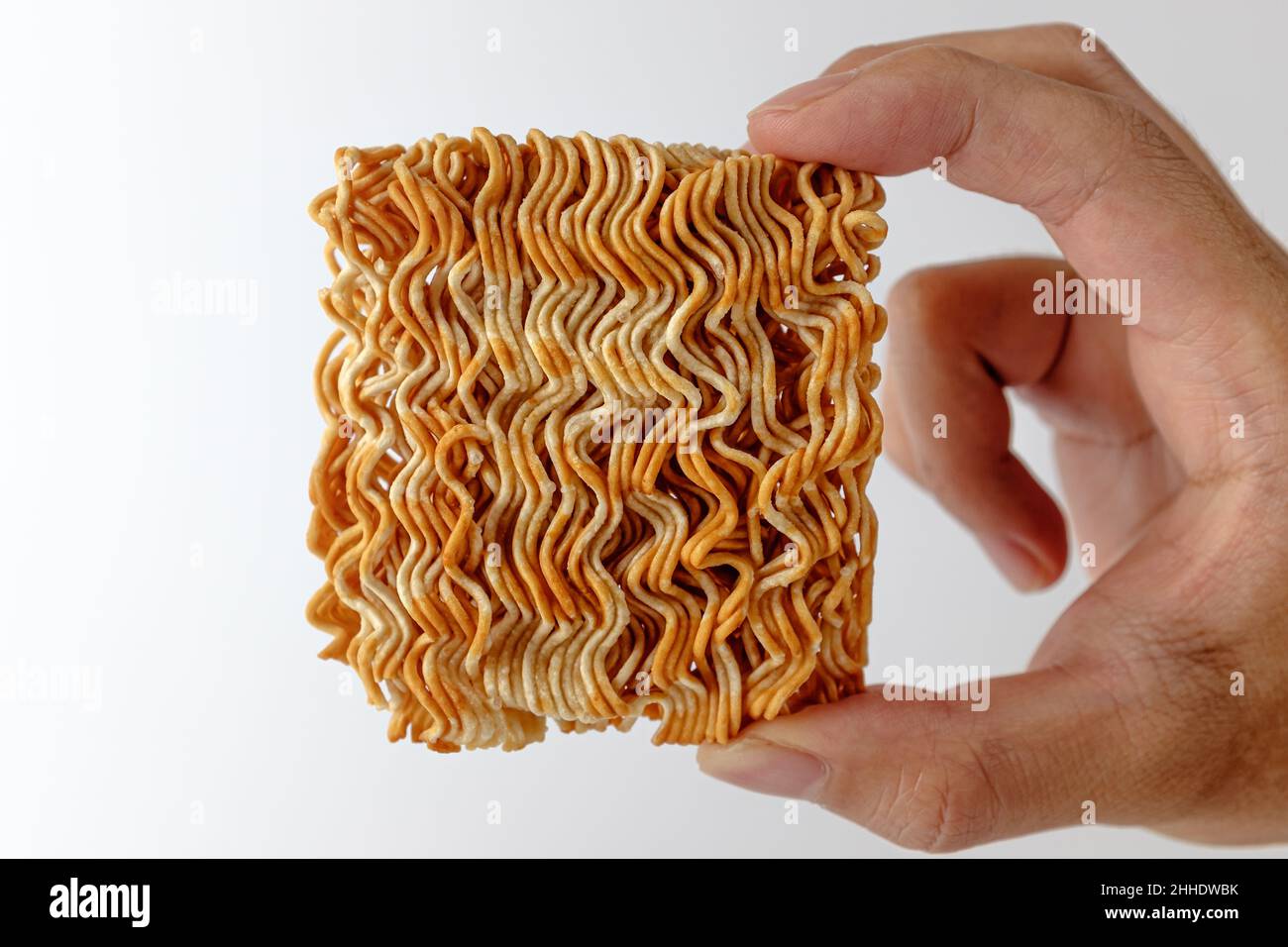 Ramen snack on white background Stock Photo - Alamy