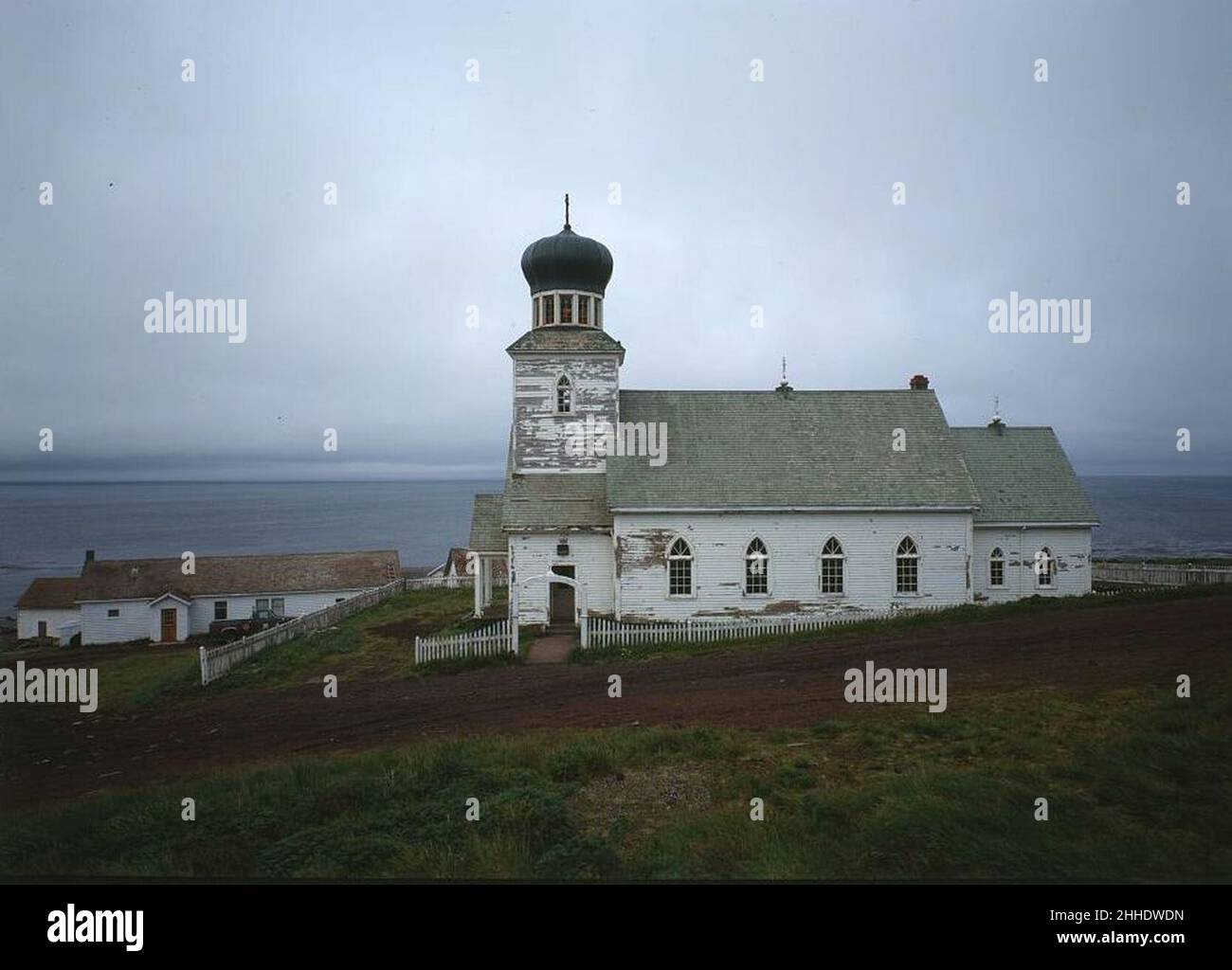 St. George Russian Orthodox church side view Stock Photo - Alamy