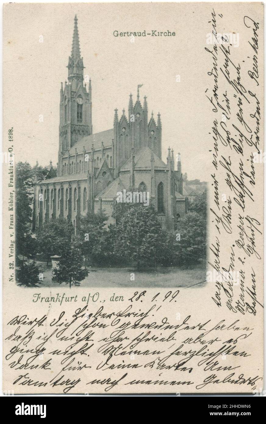 1898 postcard hi-res stock photography and images - Alamy
