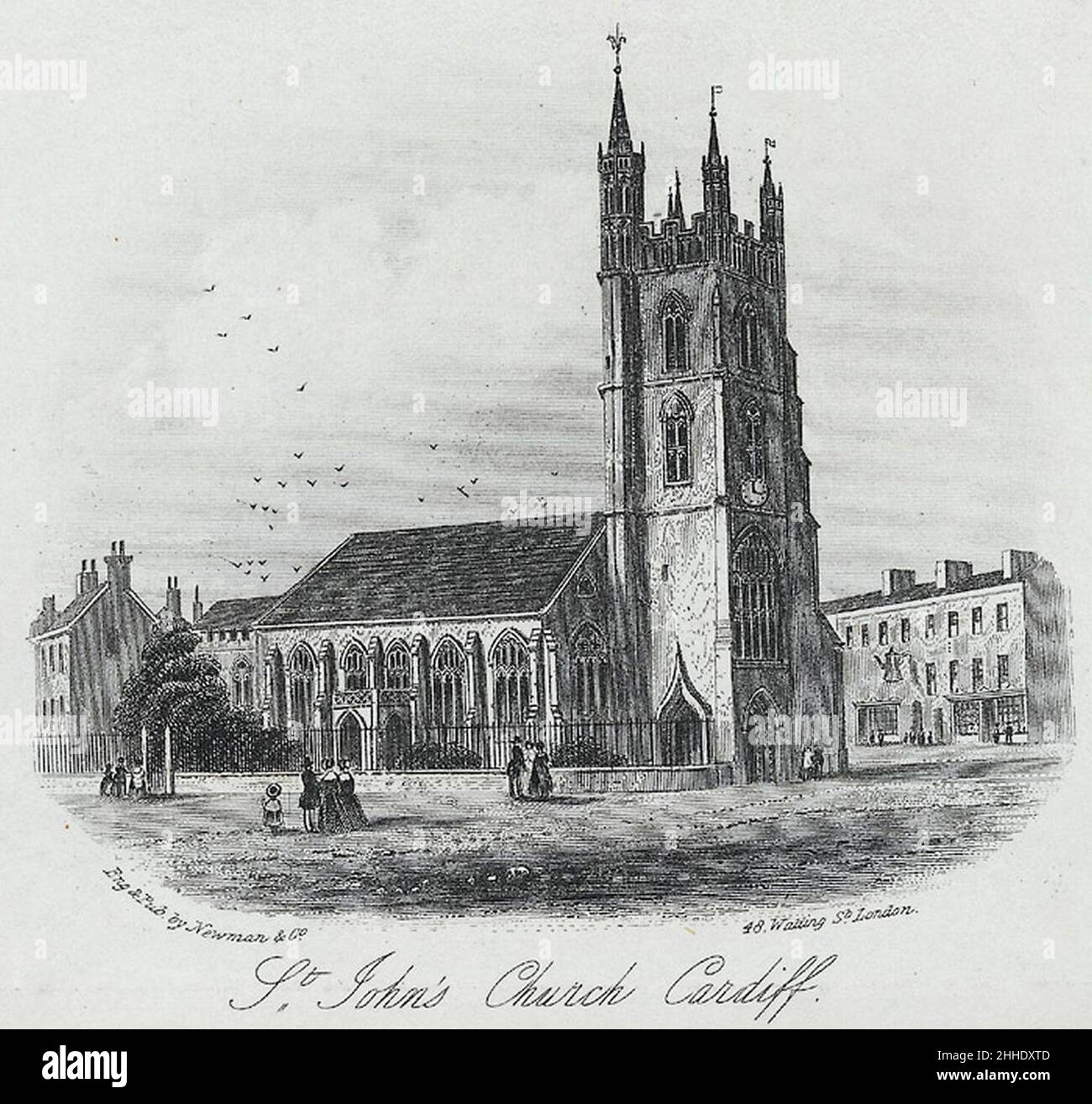 St. John's Church, Cardiff Stock Photo - Alamy