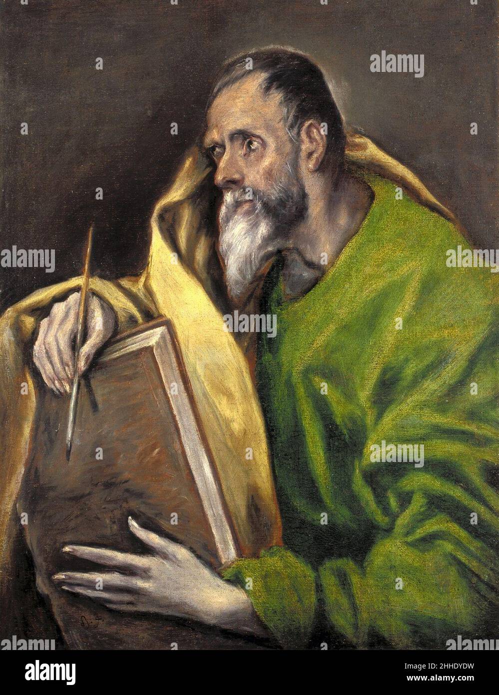 St. Luke, Painting by El Greco Stock Photo - Alamy