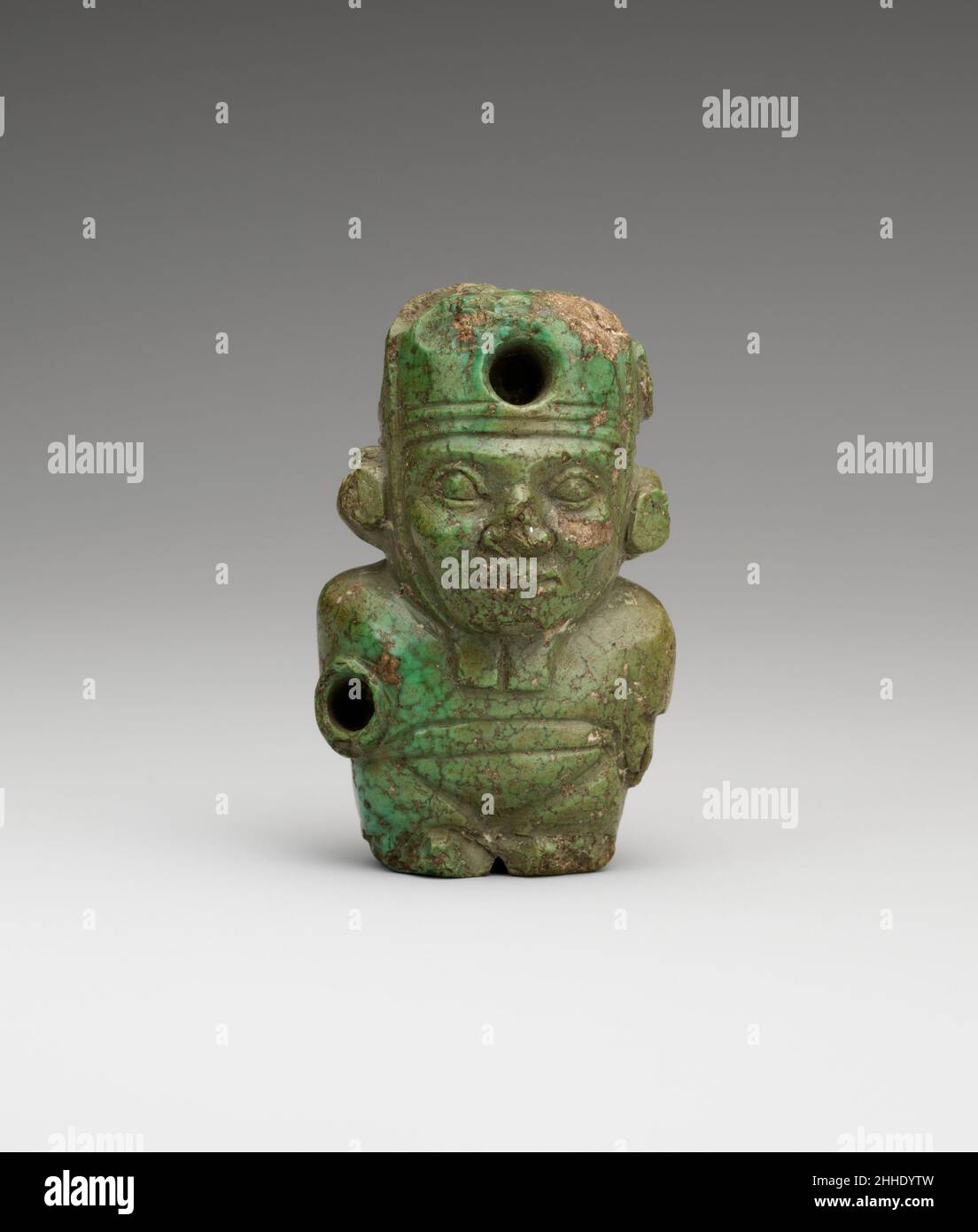 Warrior Figure A.D. 500–800 Wari This small turquoise figurine ...
