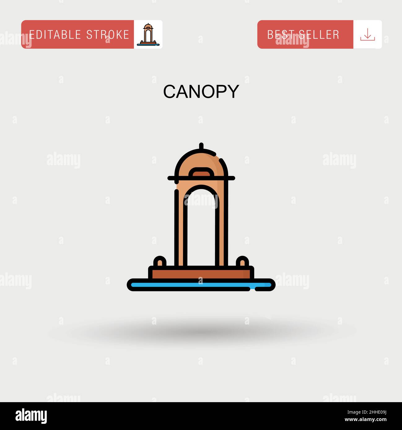 Canopy Simple vector icon Stock Vector Image & Art - Alamy