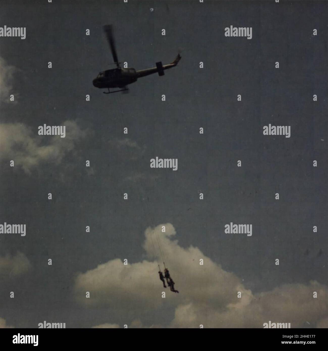 Stabo rig practice, MACV Recondo School, Nha Trang, March 1969 Stock ...