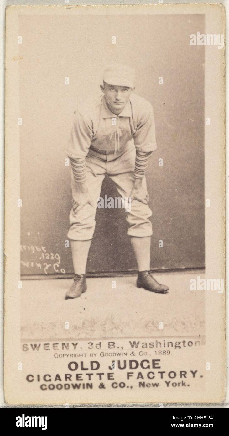 Peter Jay "Pete" Sweeney, 3rd Base, Washington Nationals, from the Old ...