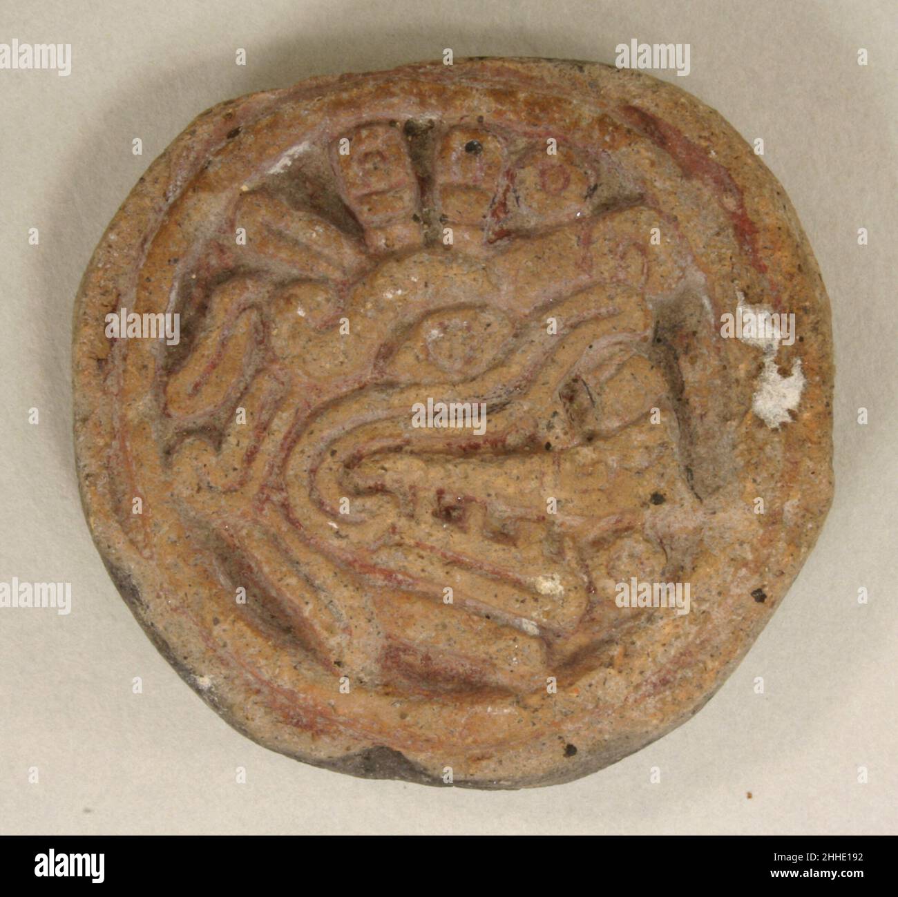 Stamp, Feline Profile 14th–early 16th century Aztec (?). Stamp, Feline ...