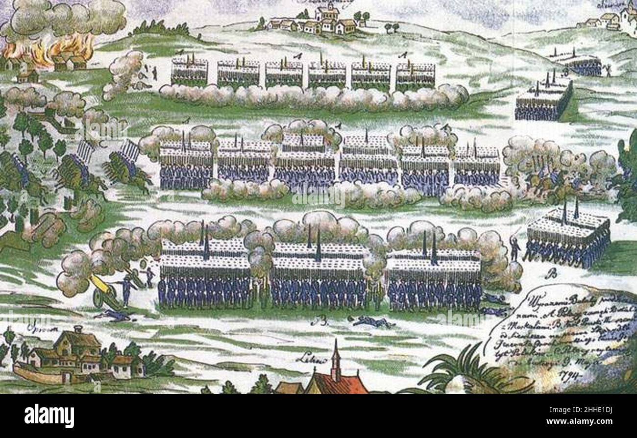 Stachowicz, Bitwa pod Szczekocinami Stock Photo - Alamy