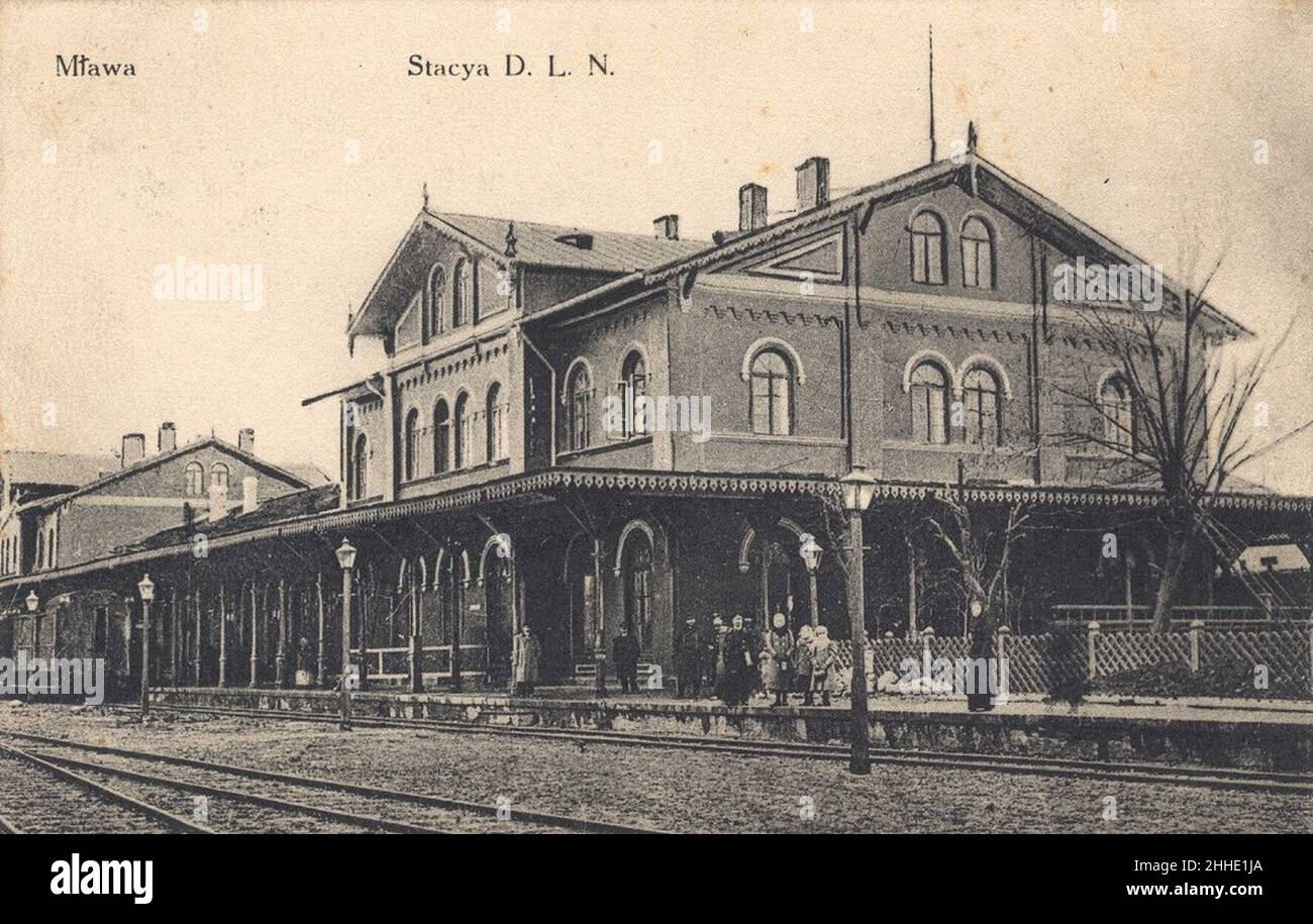 Stacja Kolejowa Mława 02 Stock Photo - Alamy