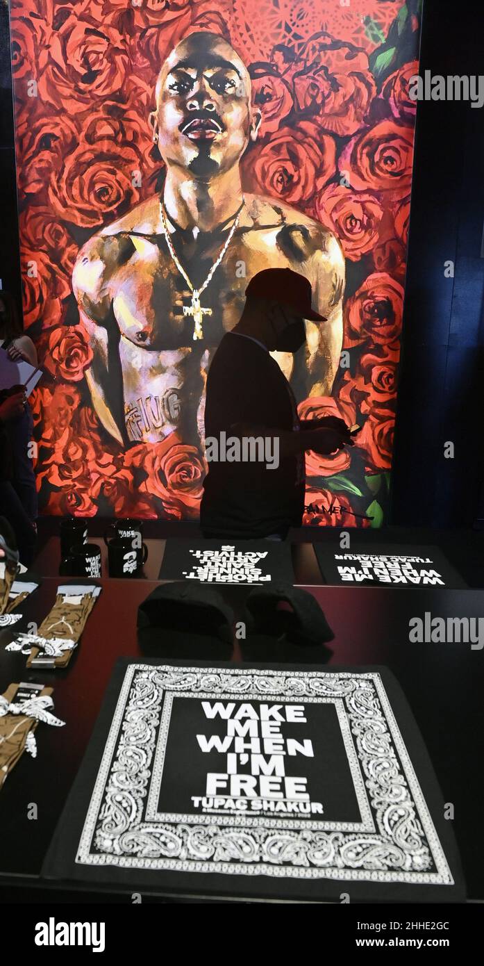 Los Angeles, United States. 23rd Jan, 2022. An exhibit is seen on ...