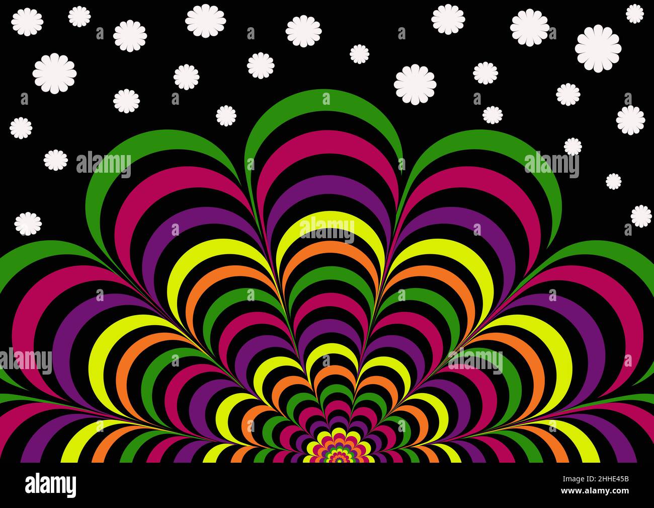 Full color flowers shape background for decoration Stock Photo - Alamy