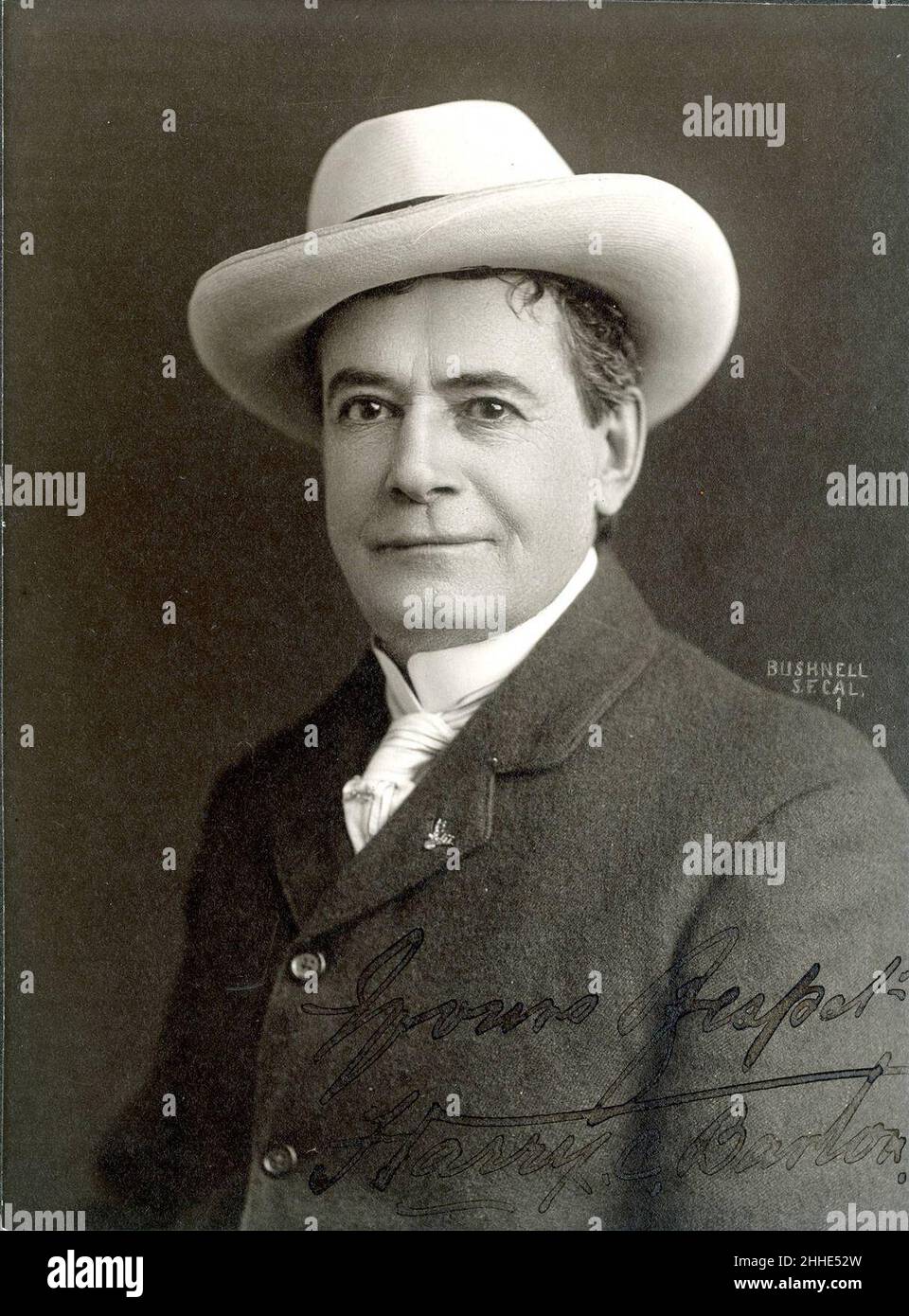 Stage actor Harry Barton Stock Photo - Alamy