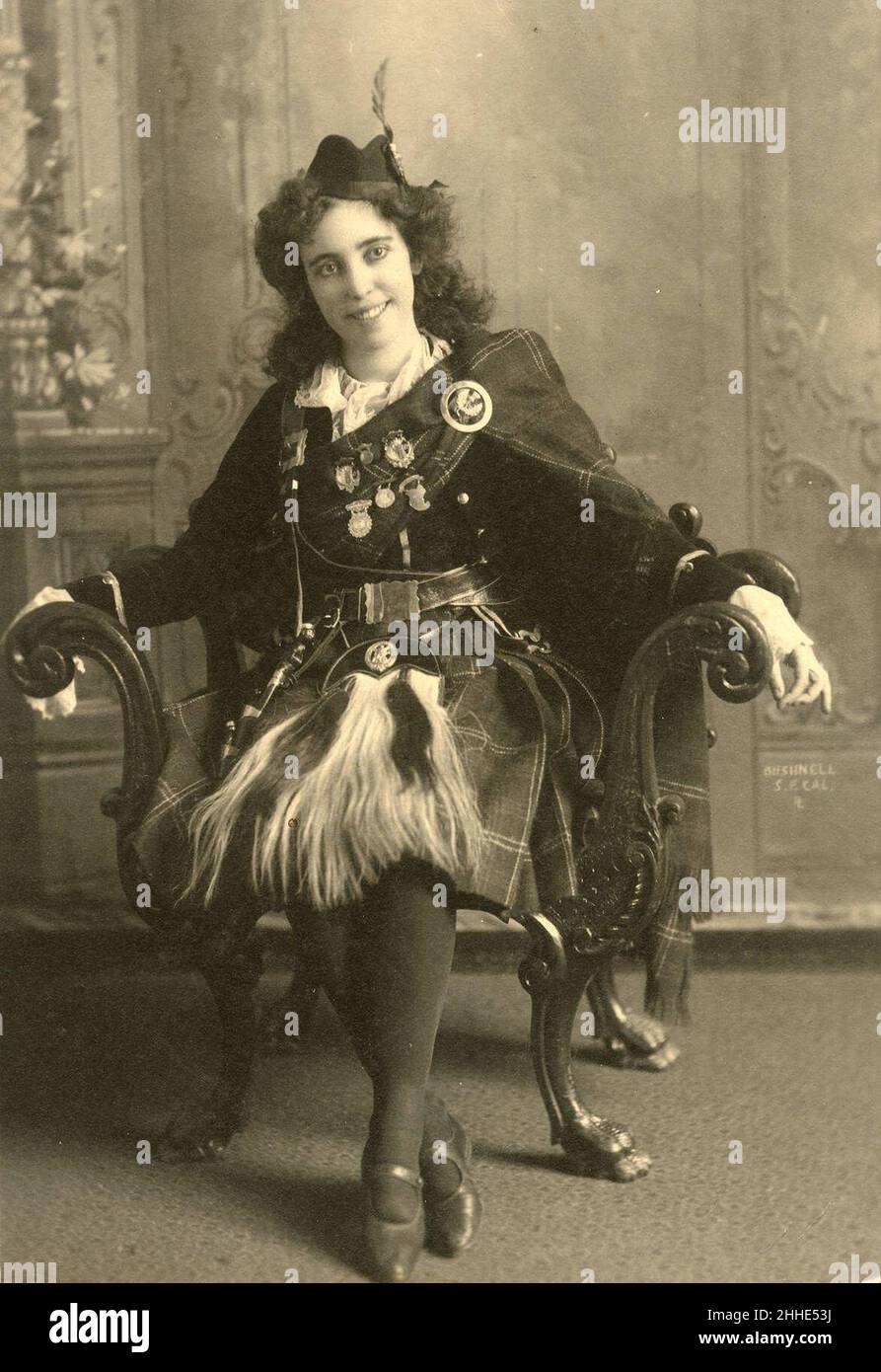 Stage actress Bessie Allen Stock Photo - Alamy