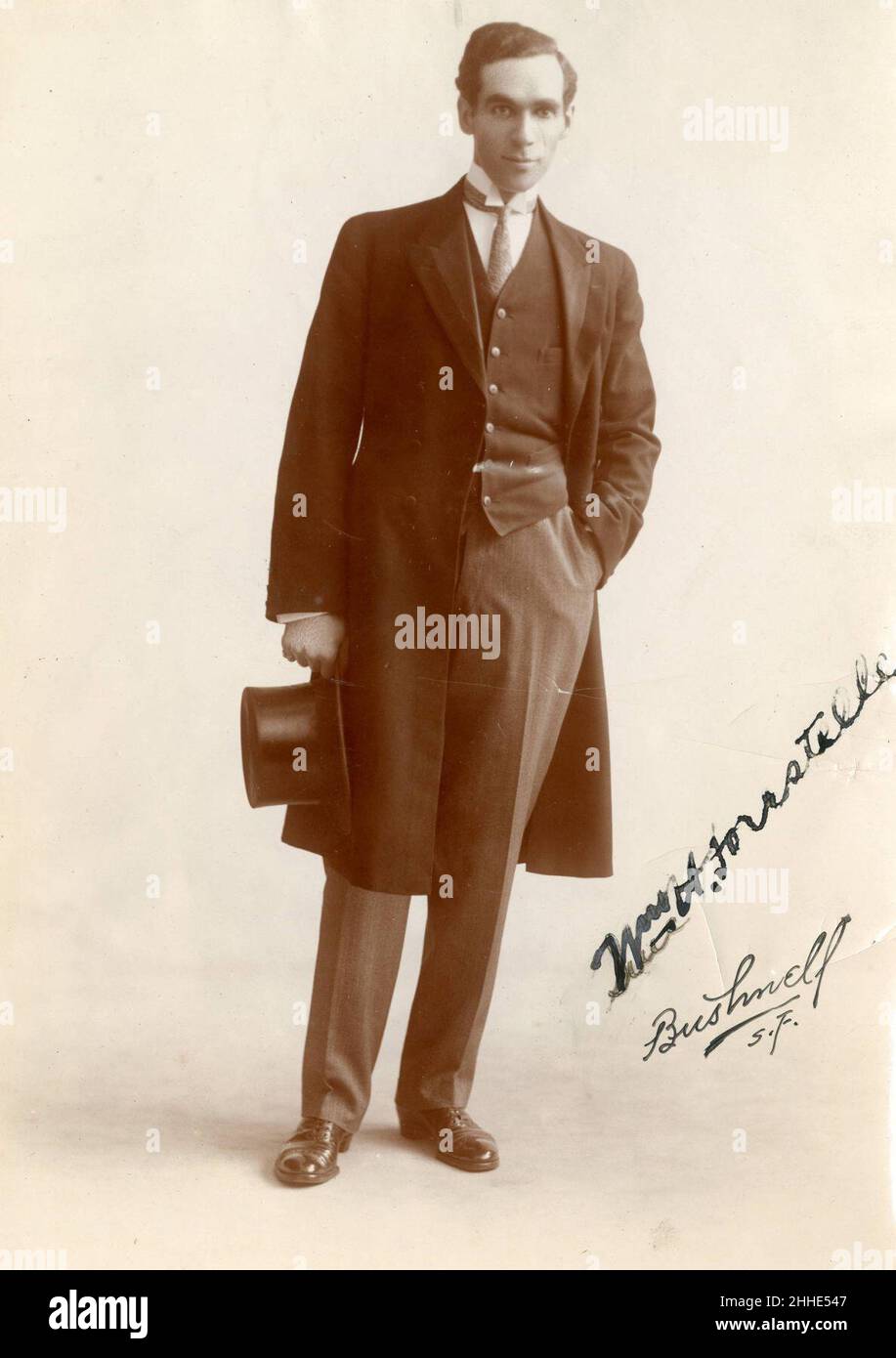 Stage actor William H Forestelle Stock Photo - Alamy