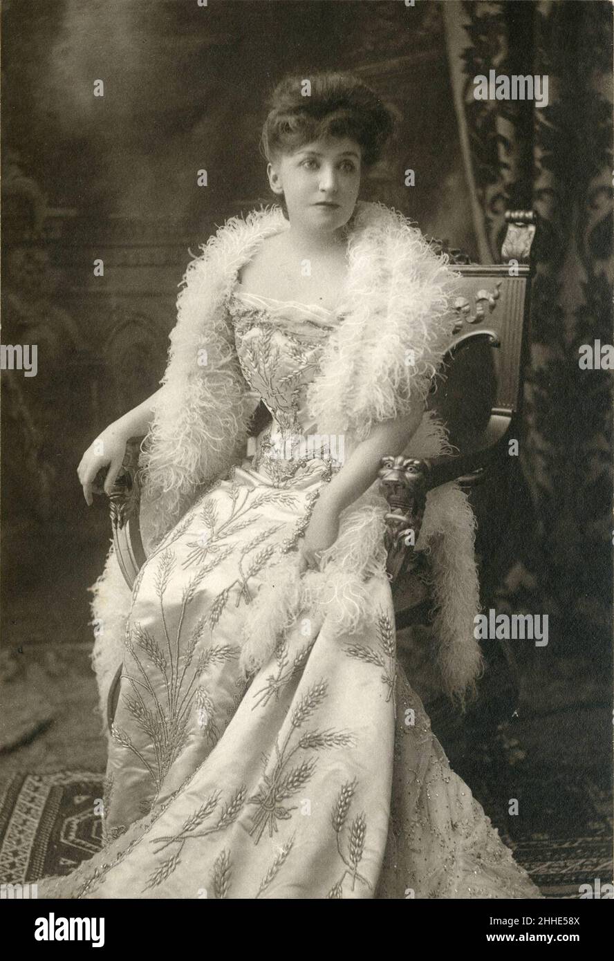 Stage actress Minnie Maddern Fiske Stock Photo - Alamy