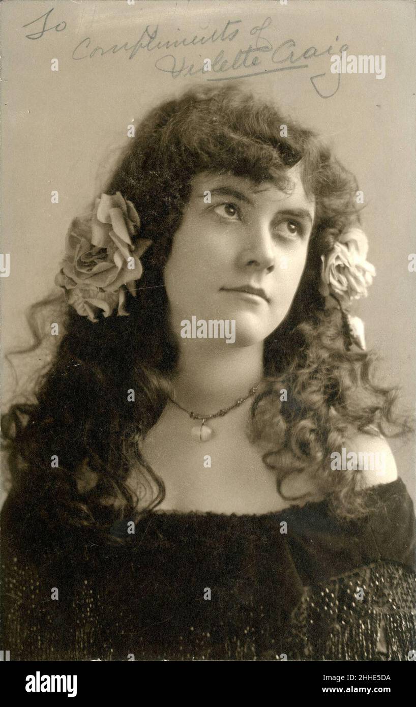 Stage actress Violette Craig Stock Photo - Alamy