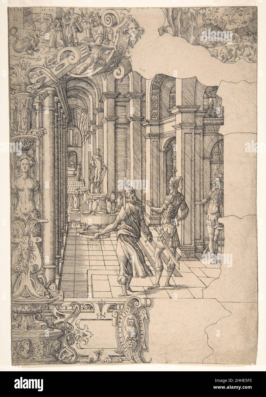 Three Scenes from the Life of the Prophet Daniel 1564 Jost Amman Swiss ...