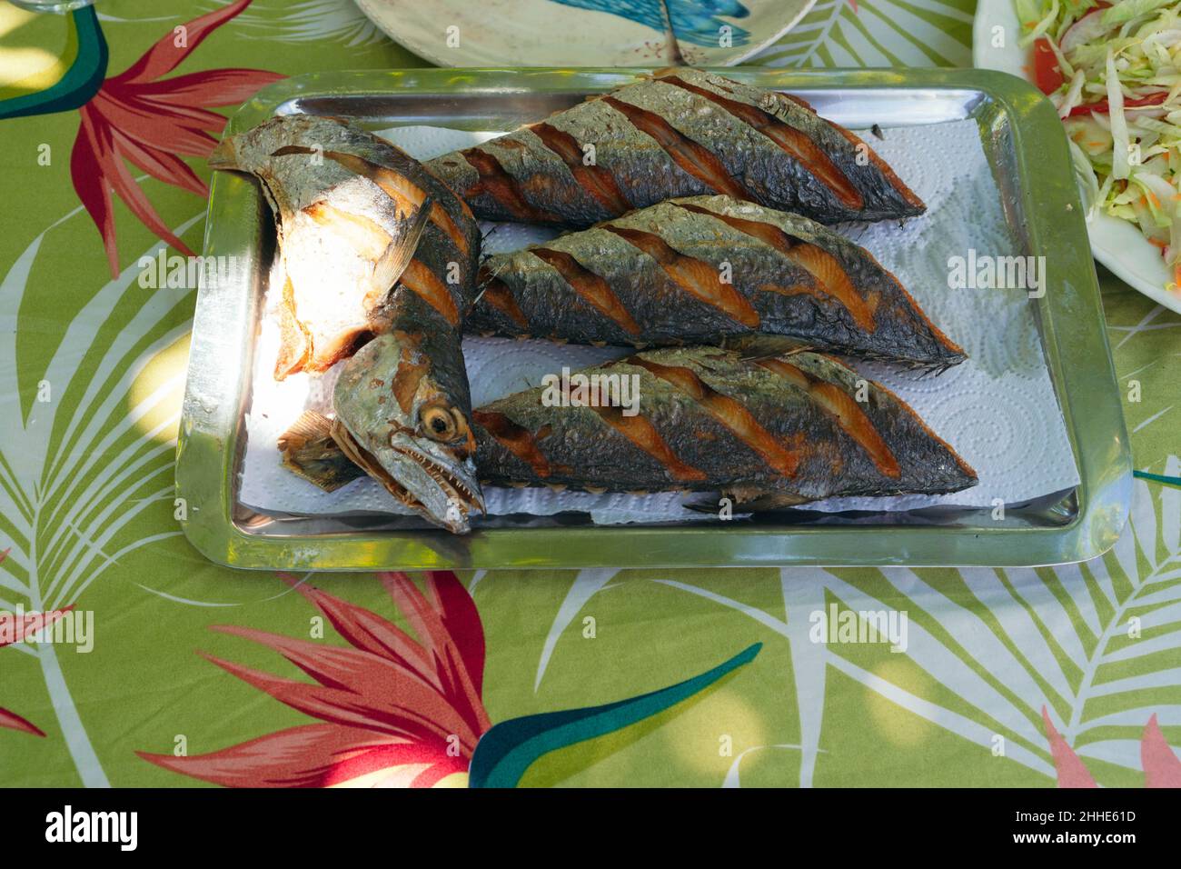 Colombian food stock photo. Authentic and traditional fried fish Stock ...