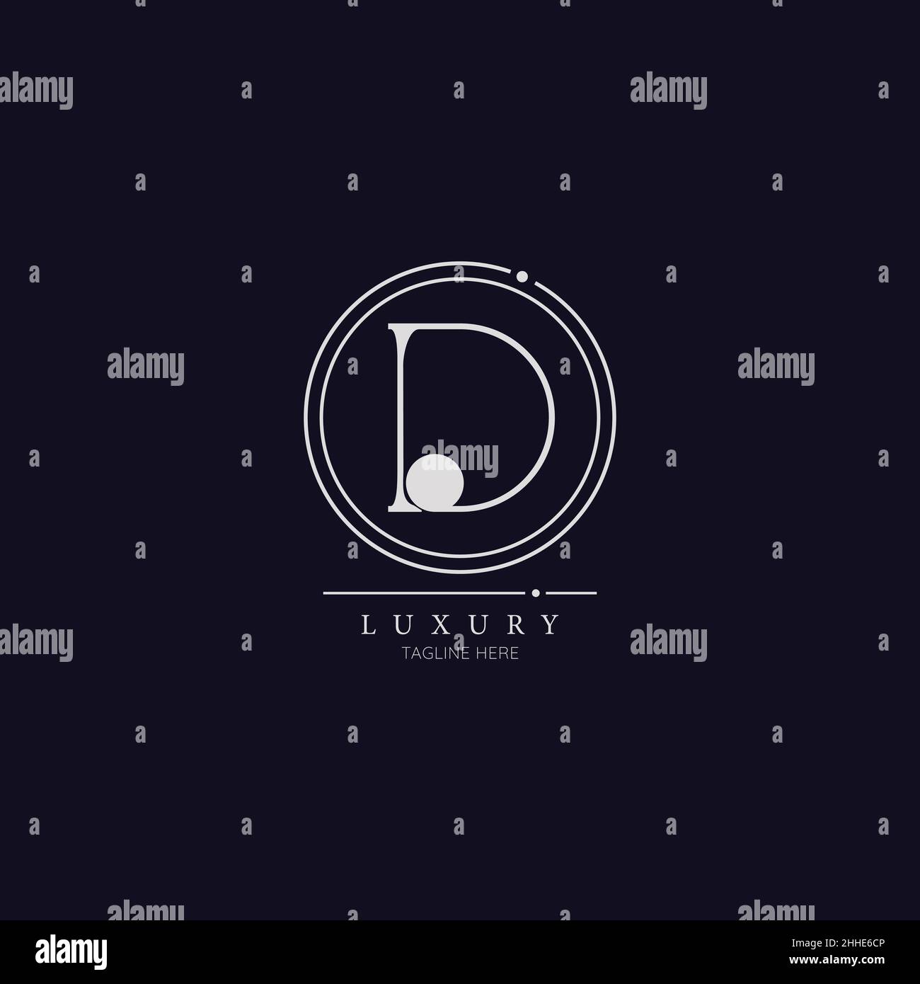 Unique modern D Letter Business Logo Design Alphabet Icon Vector Symbol ...