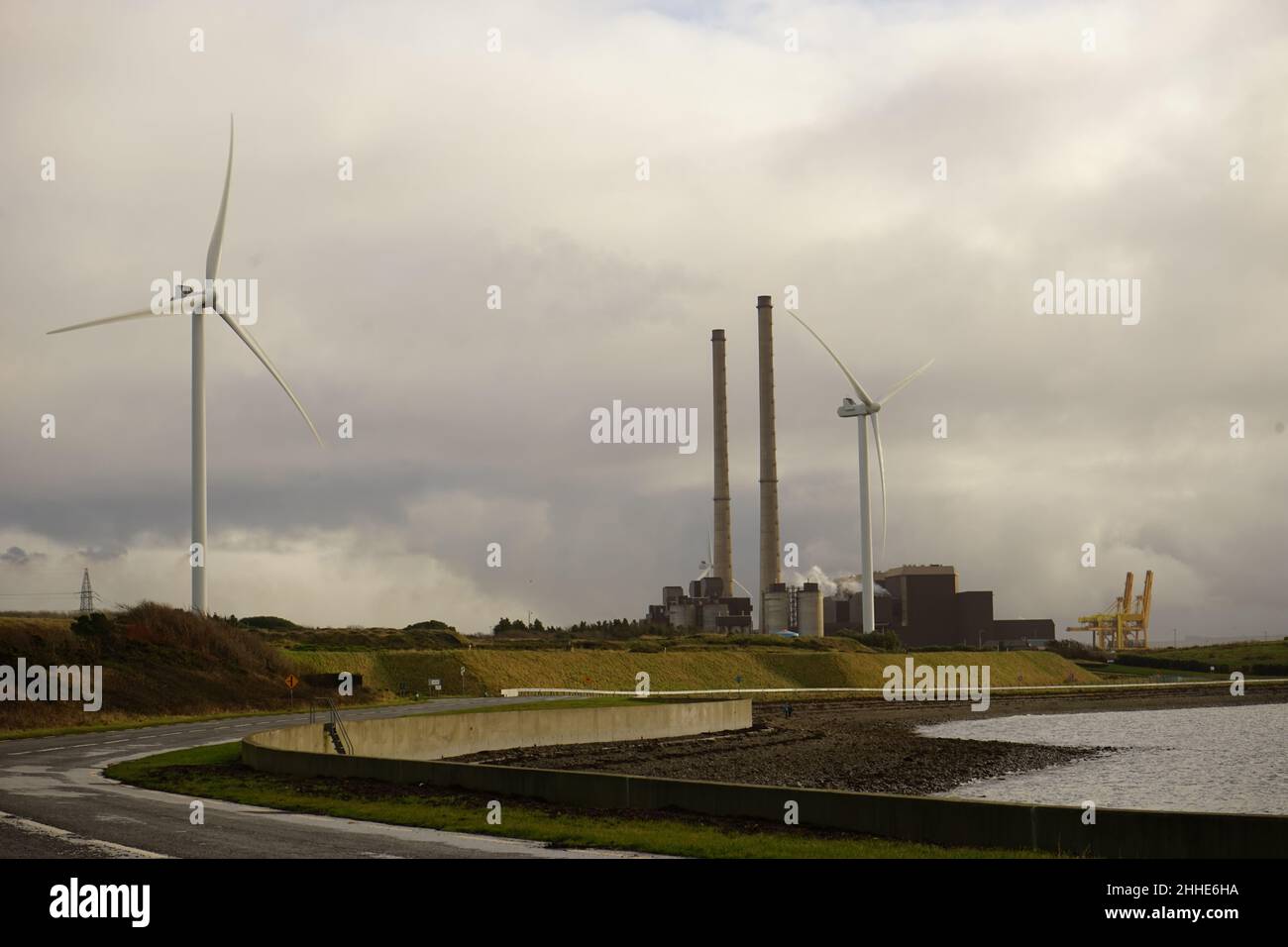 Moneypoint power station Stock Photo - Alamy