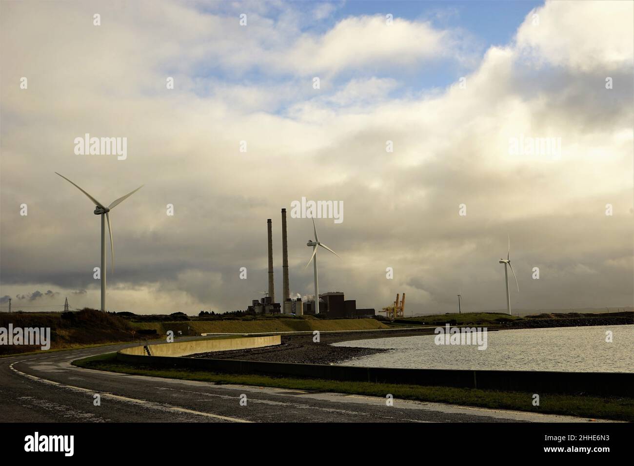 Moneypoint power station Stock Photo - Alamy