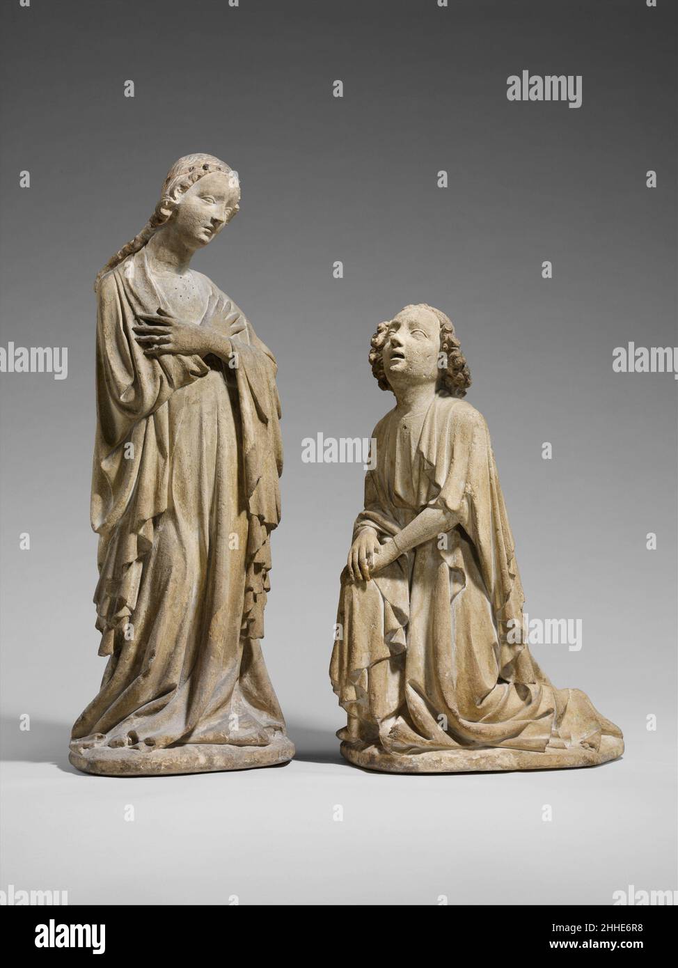 The Angel Gabriel from an Annunciation Group ca. 1390 Austrian These ...