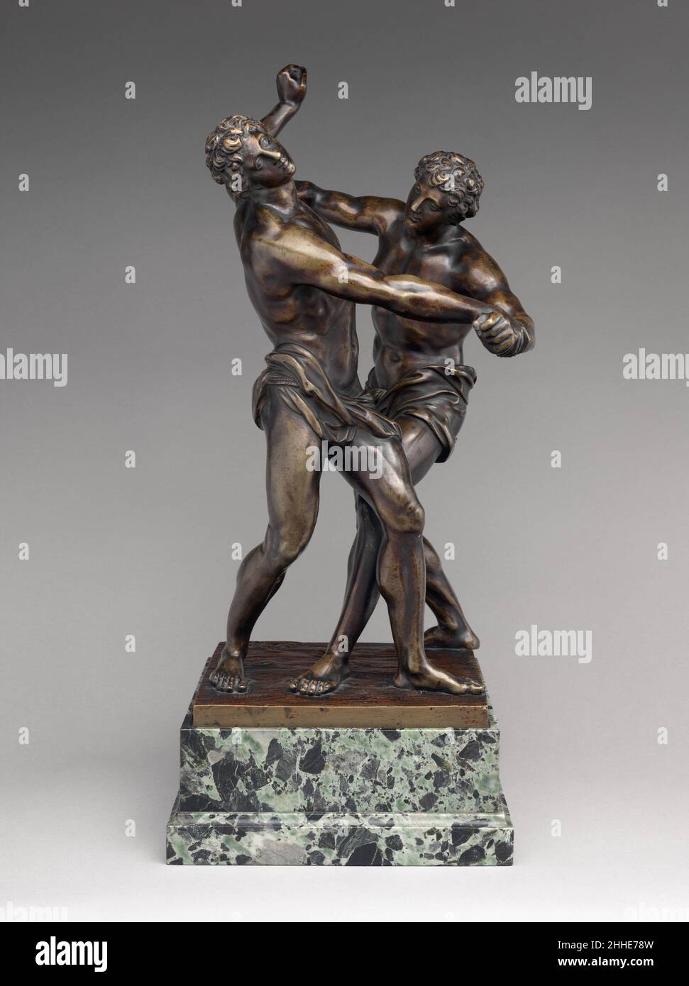 Two Men Wrestling last quarter 17th century Workshop of Ferdinando ...