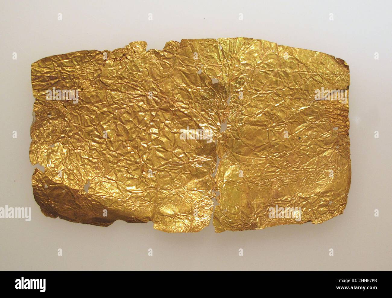 Frontlet of gold leaf. Frontlet of gold leaf 242966 Stock Photo - Alamy