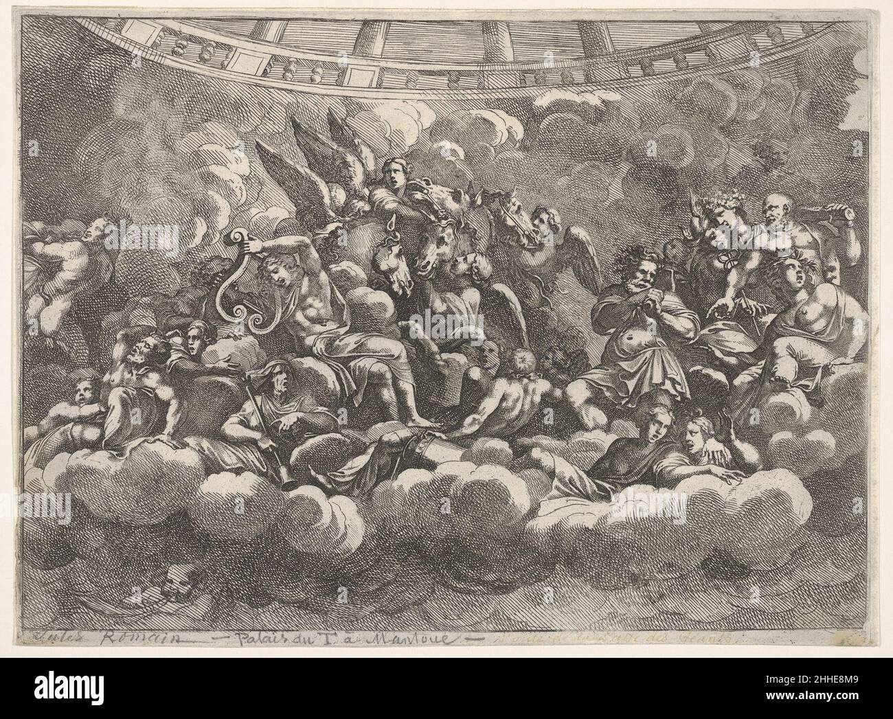 Gathering of various Olympian gods and mythological figures among ...