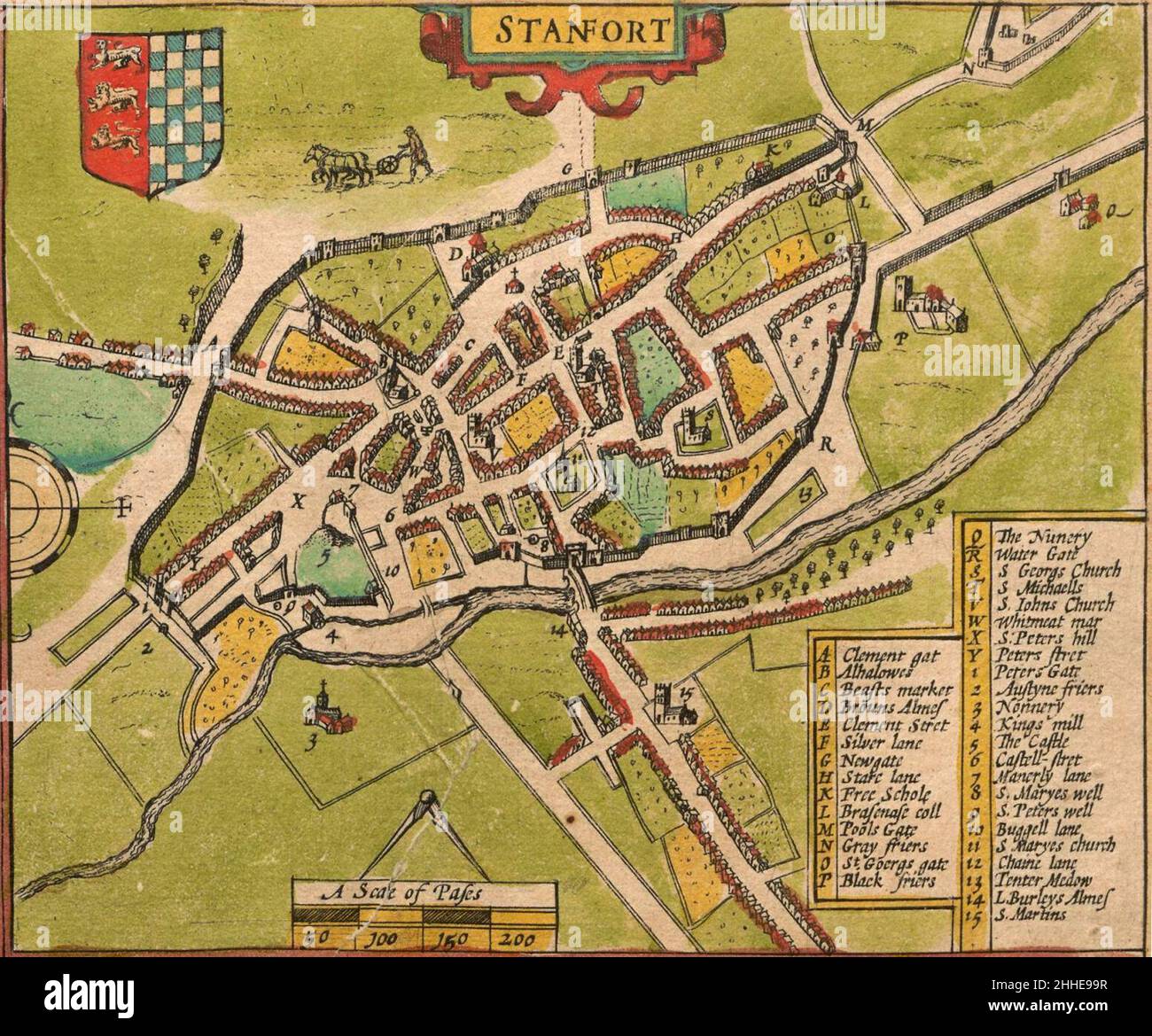 Stamford map hi-res stock photography and images - Alamy