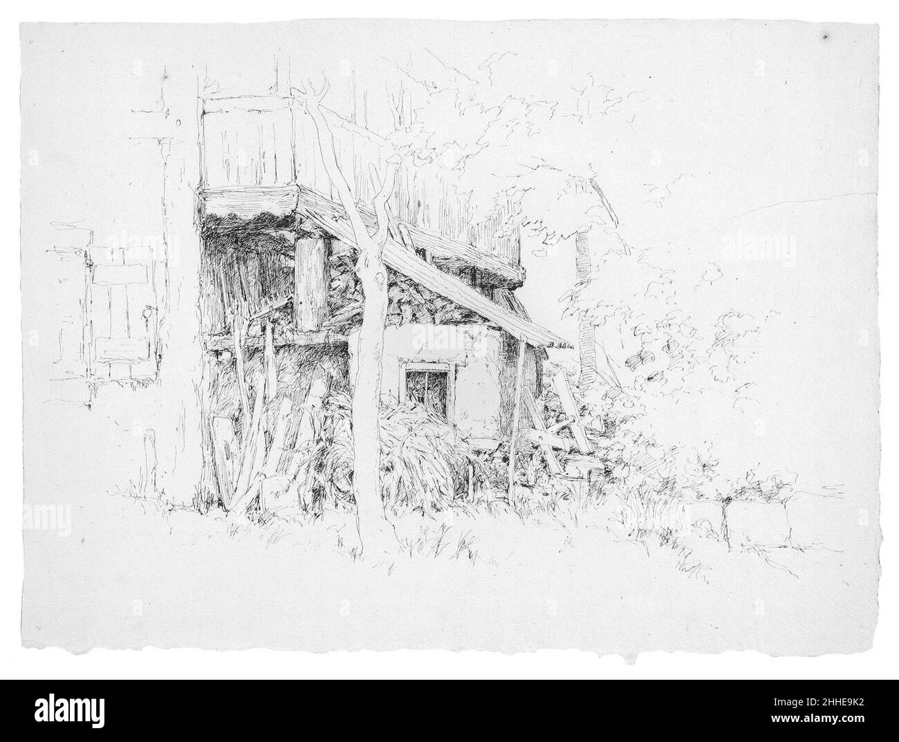 Sheet of a Ruined Shed, Germany Andrew Fisher Bunner. Sheet of a Ruined ...