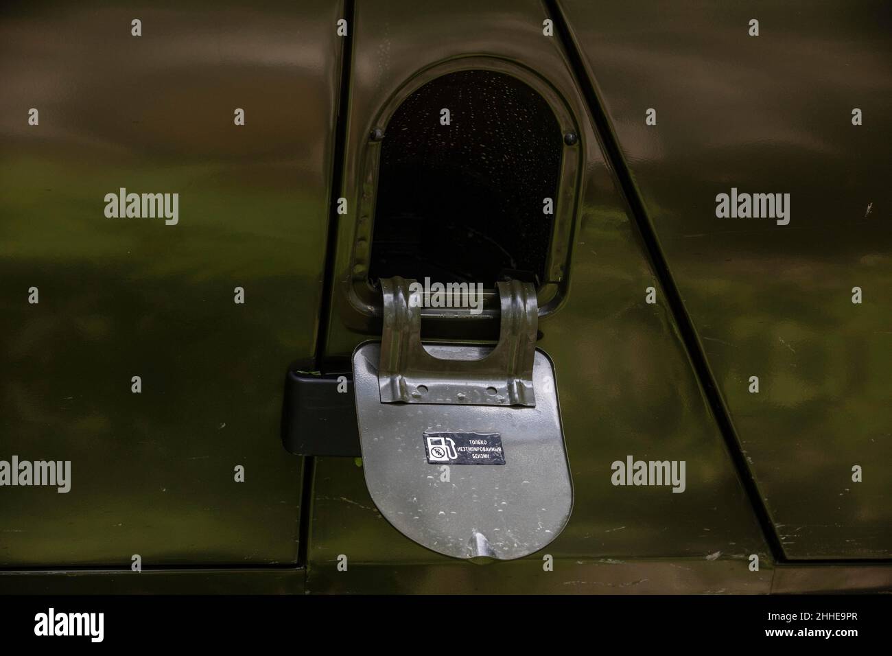 Russian built 4x4 MWM Spartan EV on a test drive at Collyweston Great ...