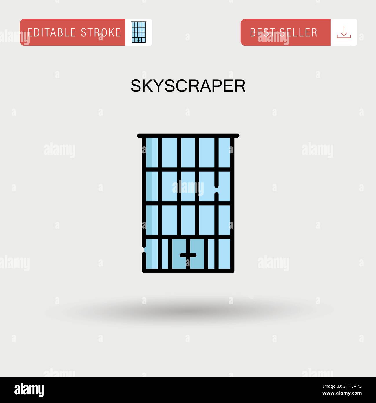 Tall skyscrapers view Stock Vector Images - Alamy