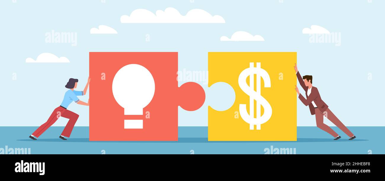 Making decision. Approval, financing of idea, project or startup. Man ...