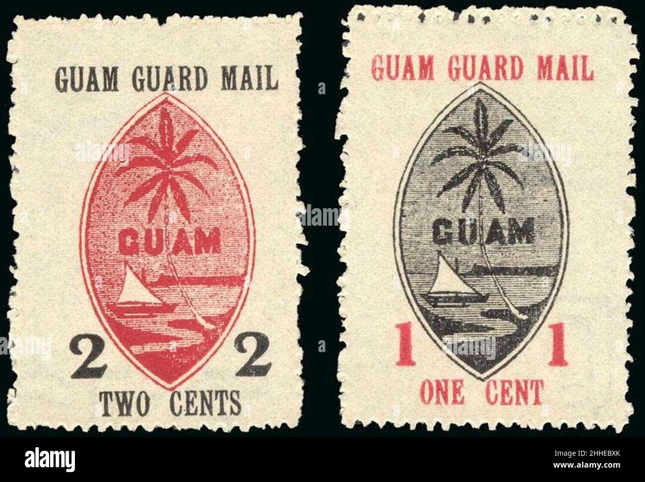 Guam stamp hi-res stock photography and images - Alamy