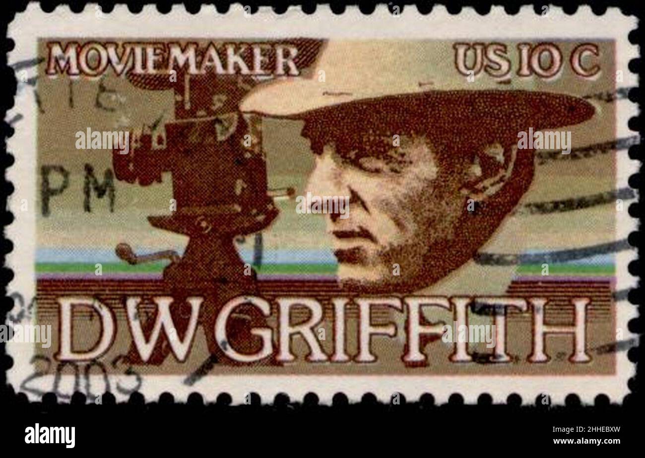 Stamp US 1975 10c Griffith Stock Photo - Alamy