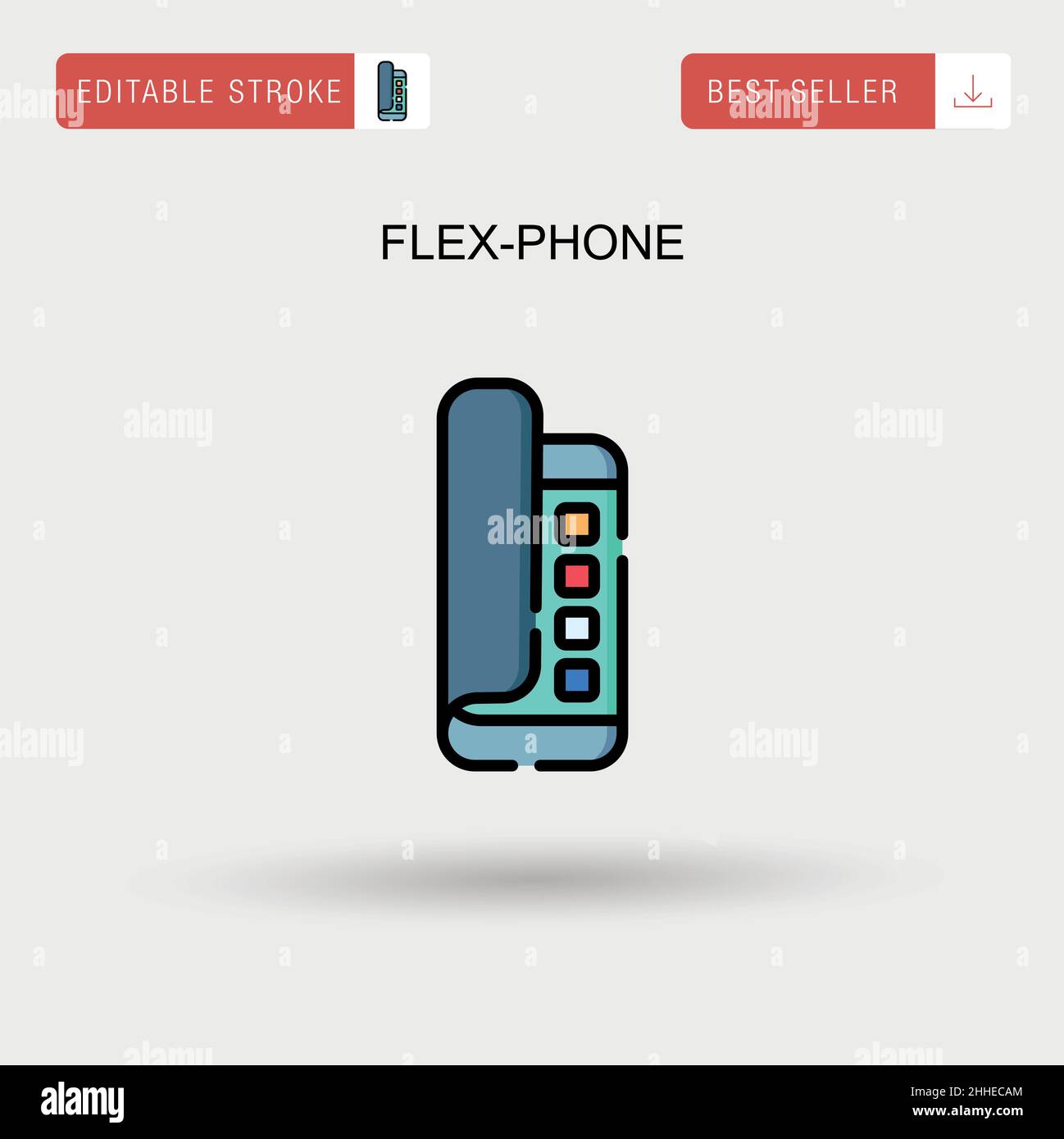 Foldable smartphone isolated hi-res stock photography and images - Alamy