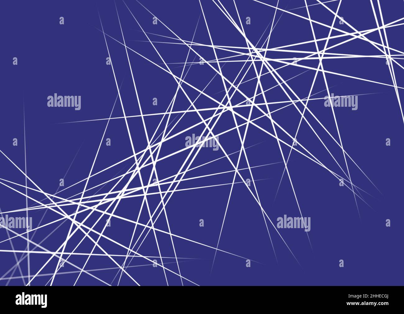 Abstract art navy blue background with white lines in the middle ...