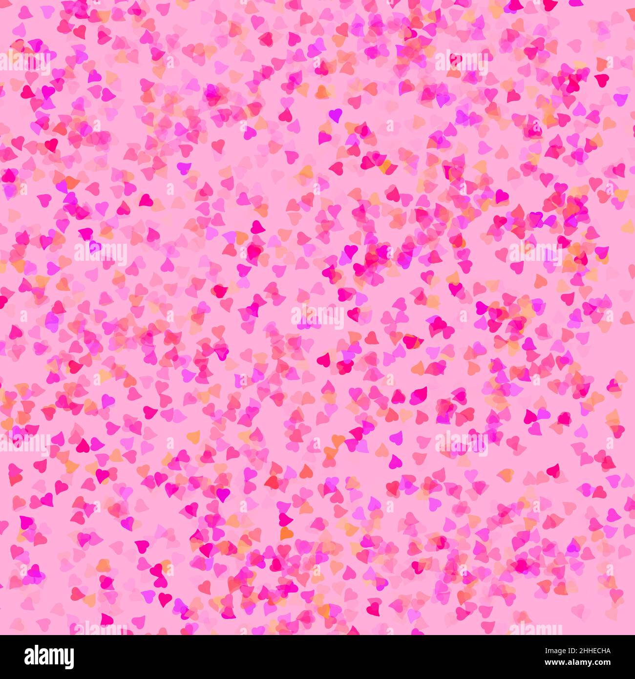 Simple hearts seamless pattern. Valentines day background. Flat design ...
