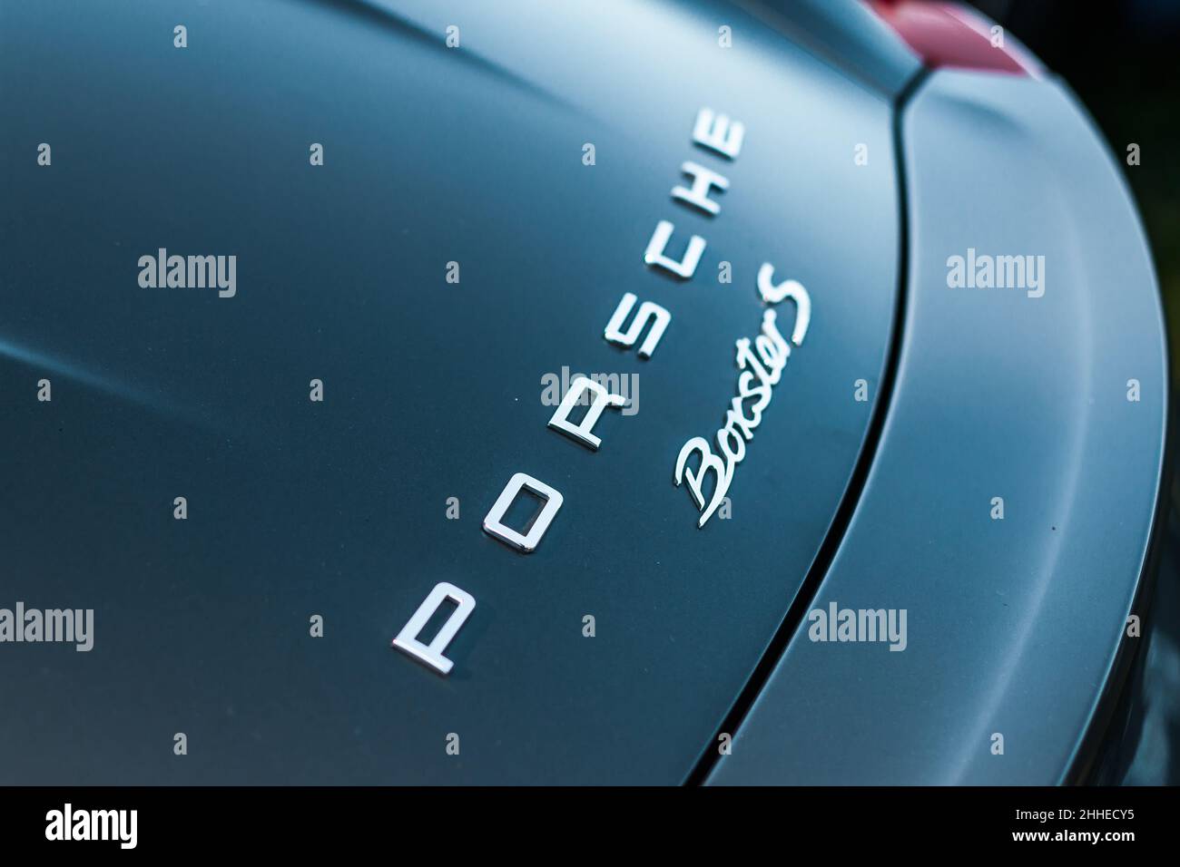 Boxster s logo hi-res stock photography and images - Alamy