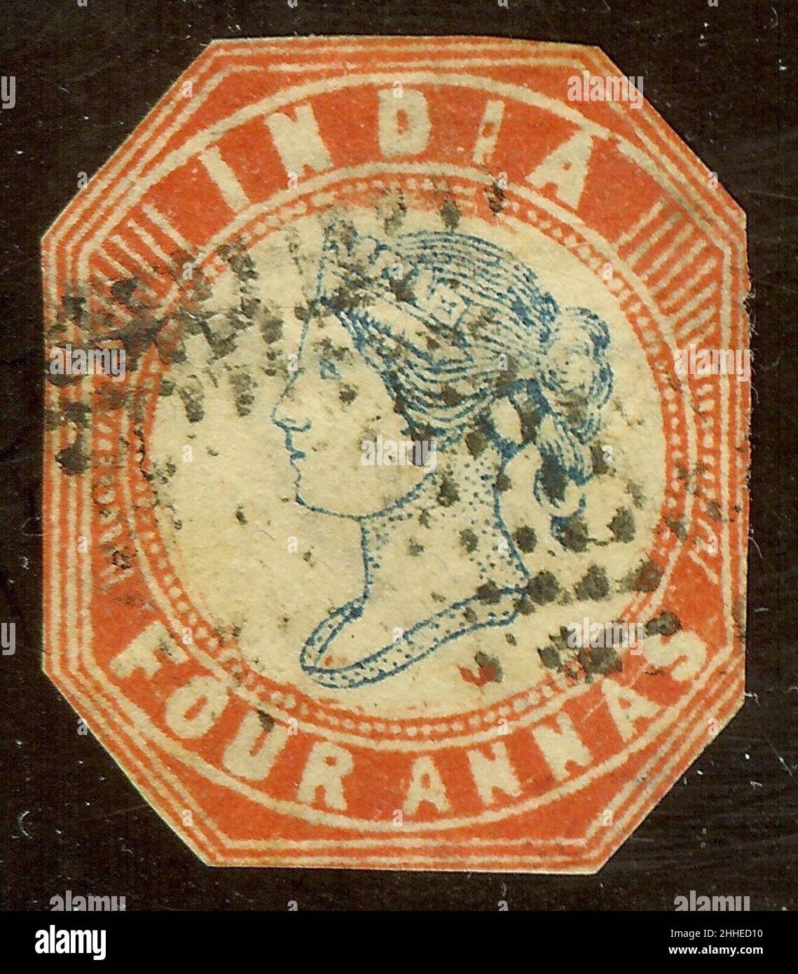 India stamp of 4 hi-res stock photography and images - Alamy