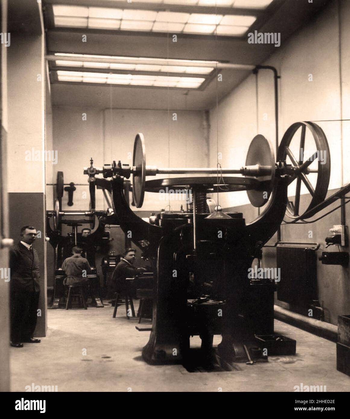 Stamping department of Roman Tavast in the end of 1930-s Stock Photo ...