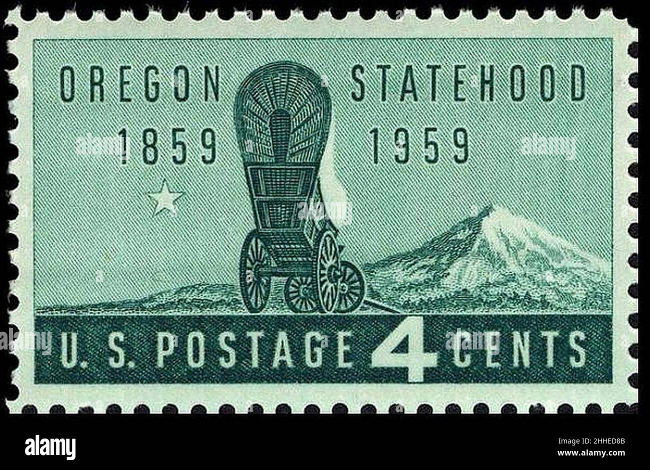 Oregon stamp hi-res stock photography and images - Alamy