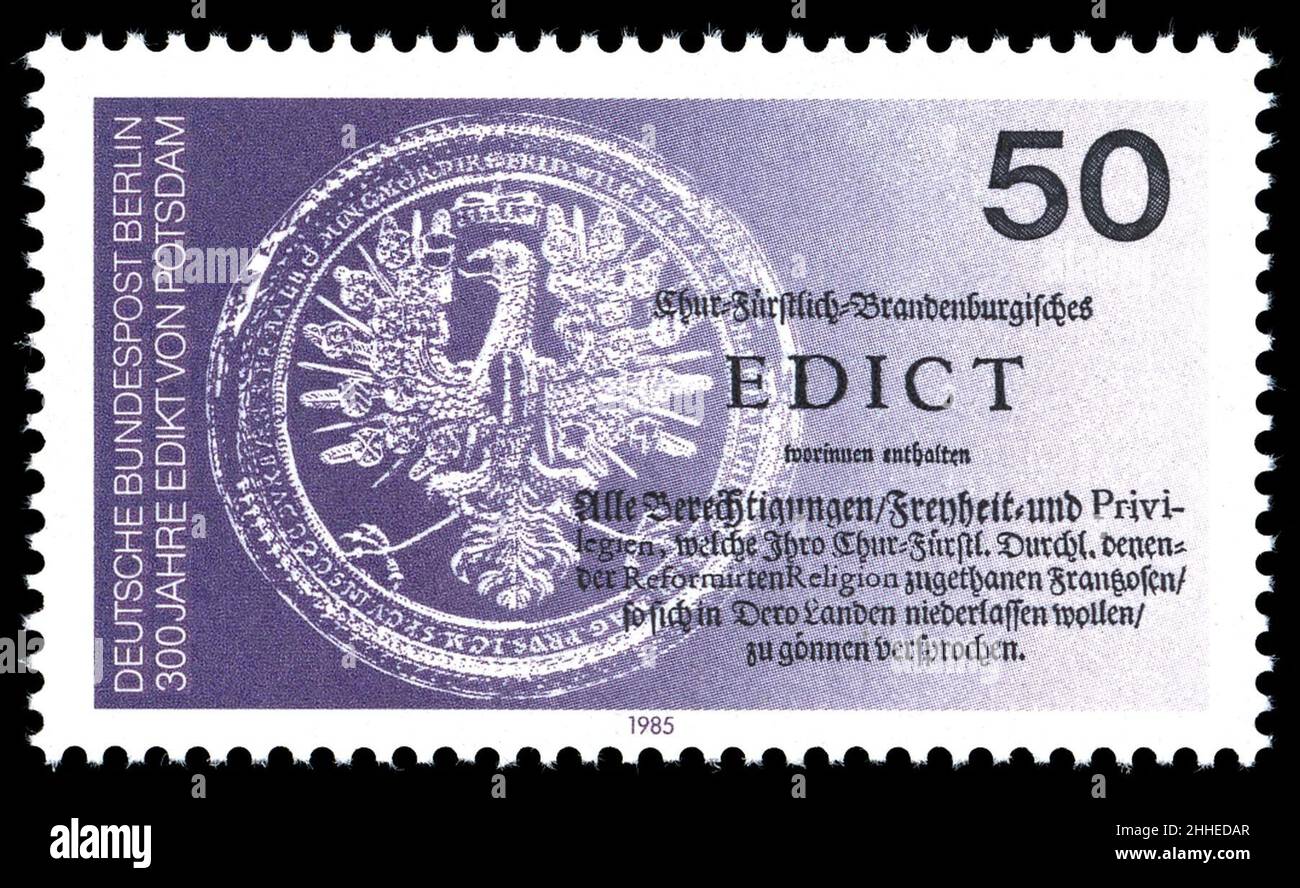 Stamps of Germany (Berlin) 1985, MiNr 743 Stock Photo - Alamy