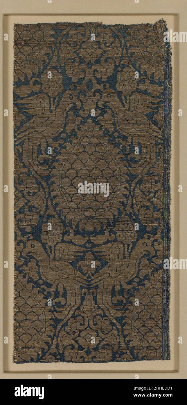 Textile Fragment second half 13th–14th century Opulent textiles woven ...