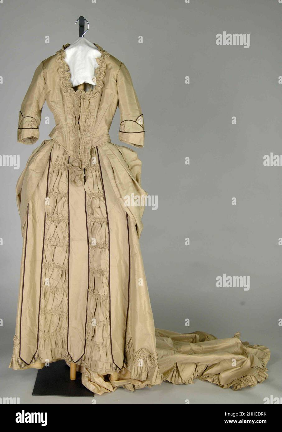 Wedding Dress 1875 American. Wedding Dress 173958 Stock Photo - Alamy