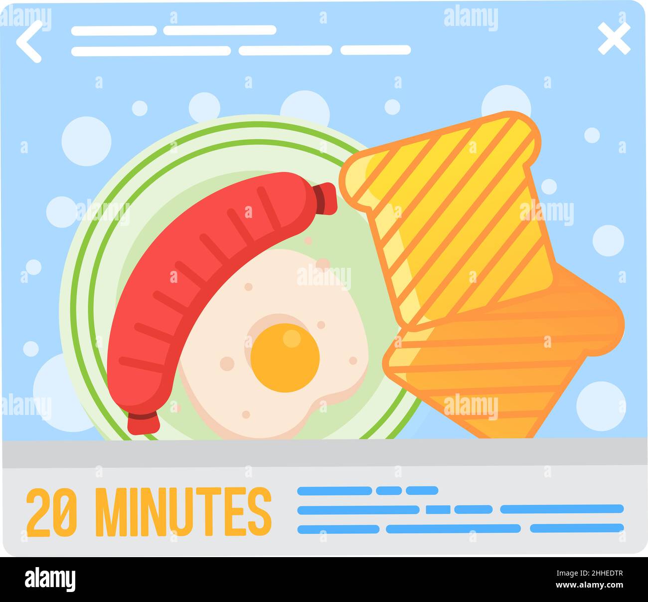 App with recipe for easy cooking vector icon Stock Vector Image & Art ...